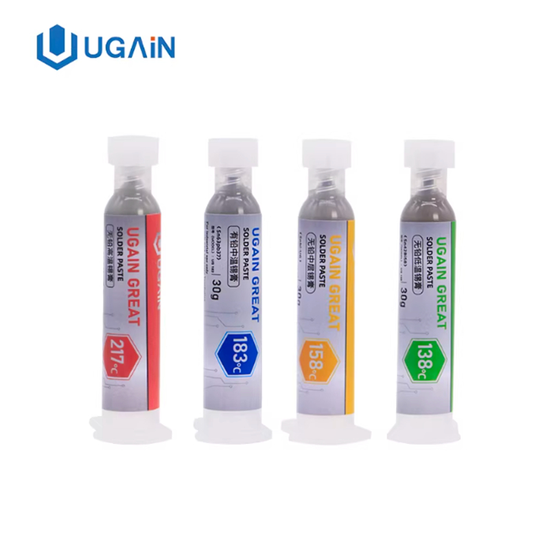 UGAIN 30g 60g Nhiệt Độ Thấp Không Chì SMT Hàn Dán US-138 UG-217 BGA Hàn ...