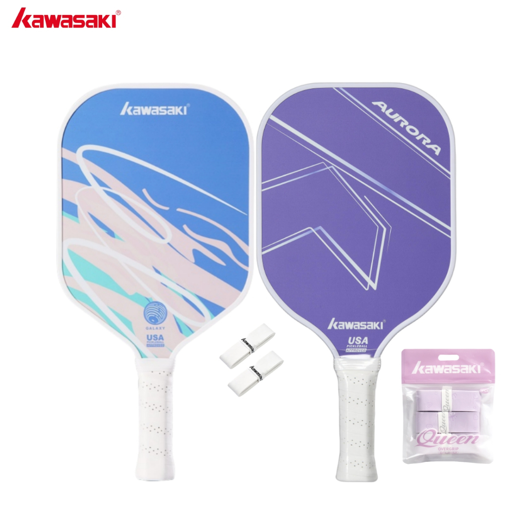 Kawasaki Pickleball Paddle GALAXY & AURORA 220g Vợt Pickle Sợi Thủy ...