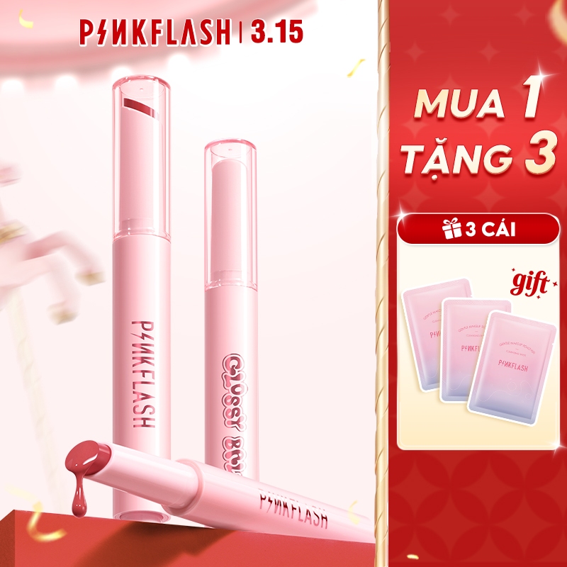 PINKFLASH Nóng chảy bóng bóng mờ Bóng ẩm lâu trôi Cảm giác không trọng ...
