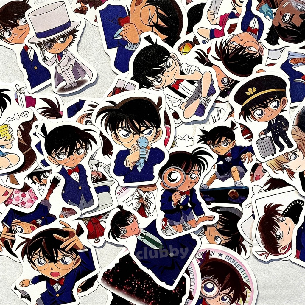 120 Thám Tử Lừng Danh Conan Hình dán Kaito Kid haibara ai sticker dán ...