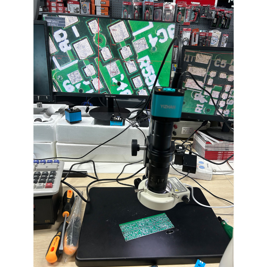 1080P HDMI USB Industrial Video Microscope Digital Video Microscope ...