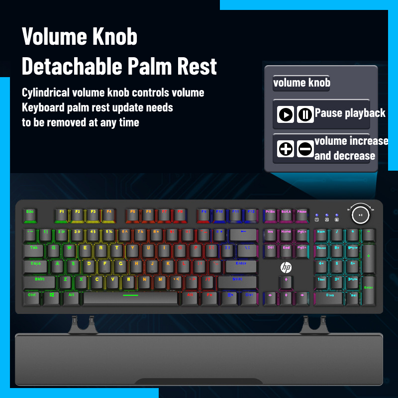 Bàn Phím Cơ HP K10G Bằng Kim Loại Có Dây Phát Quang Chuyên Dụng Cho PC / Laptop | Shopee Việt Nam