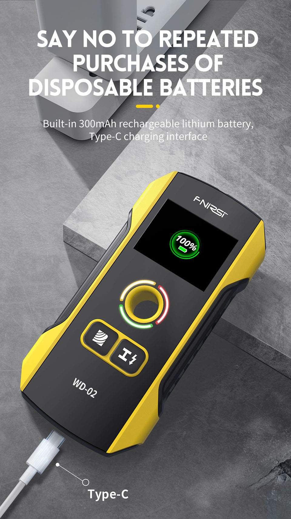 Máy Dò Kim Loại WD-01 WD-02 An Toàn Cho Dây Cáp AC Live | Shopee Việt Nam