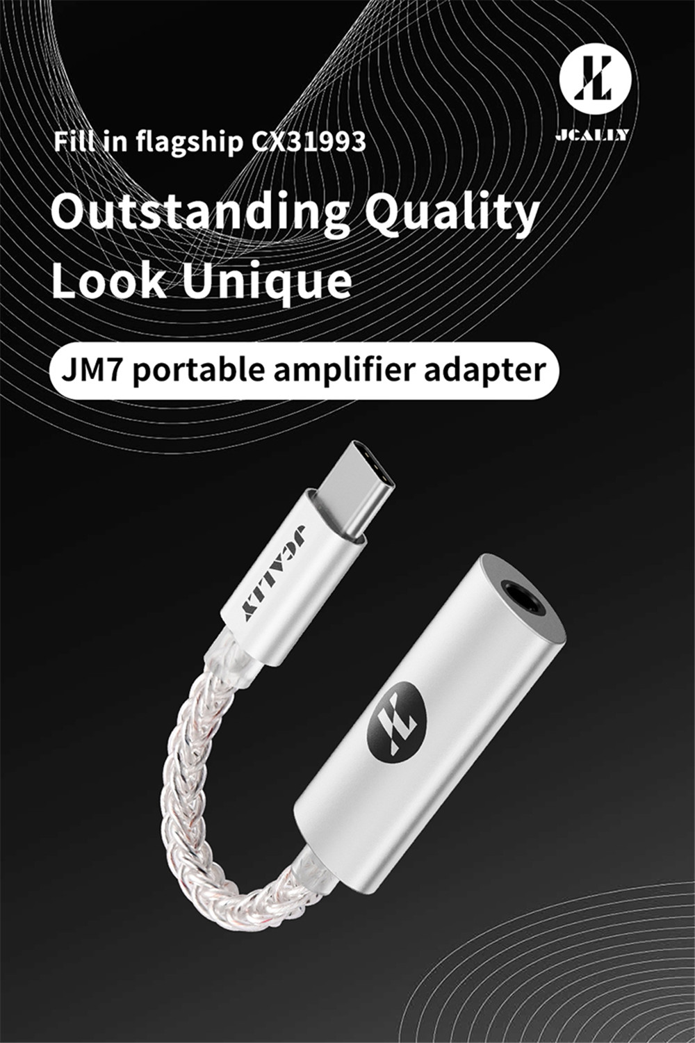 Jcally JM7 JM7L USB TypeC ánh sáng ning sang cáp âm thanh kỹ thuật số 3 ...