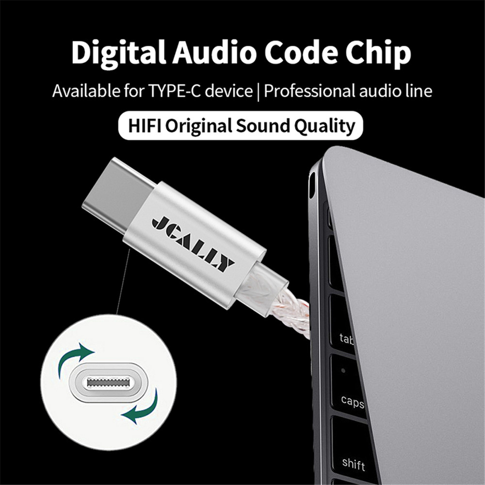 Jcally JM7 JM7L USB TypeC ánh sáng ning sang cáp âm thanh kỹ thuật số 3 ...