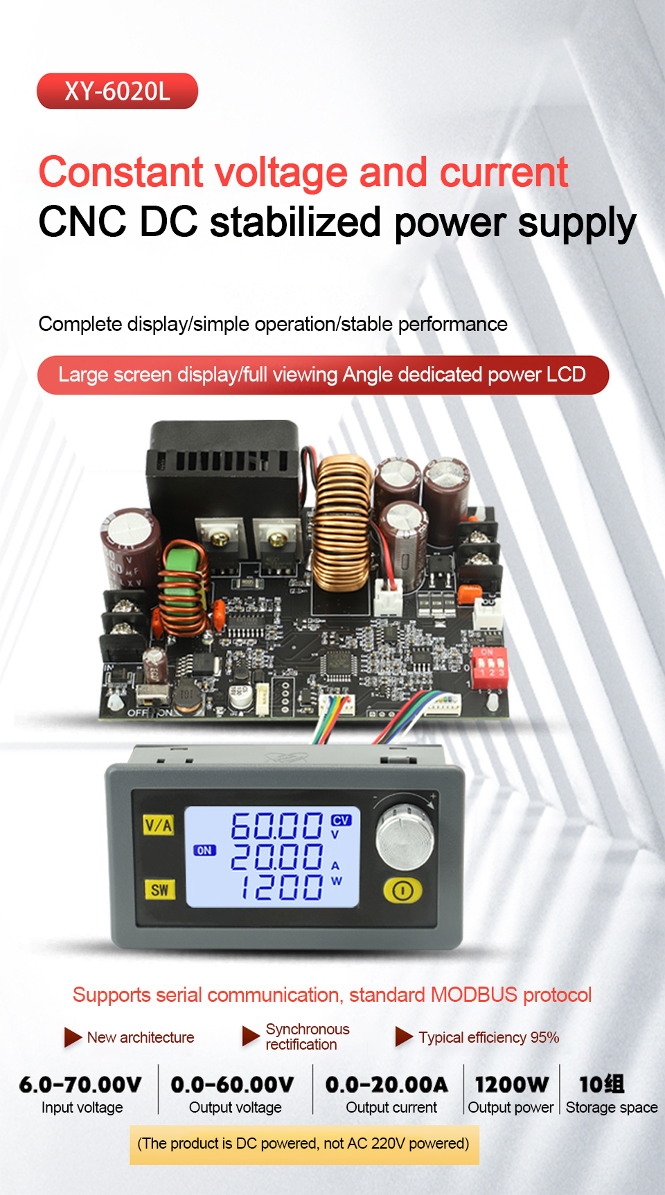 Mô Đun Điều Chỉnh Điện Áp CNC XY6020L 20A / 1200W | Shopee Việt Nam