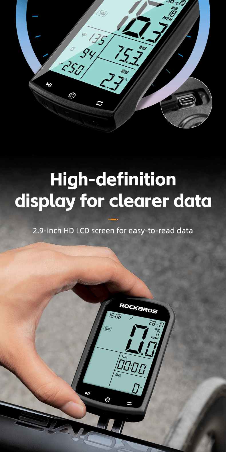 【Fulfilled by Shopee】Đồng Hồ Đo Tốc Độ Không Dây CYCPLUS Speedometer M1 ...