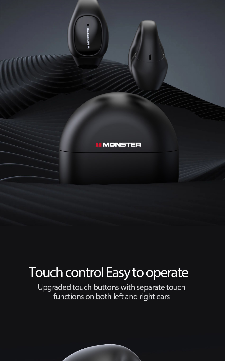 Monster Open Ear 200 Tai Nghe Kẹp Vành Tai Không Dây Bluetooth 5.3 Thể ...
