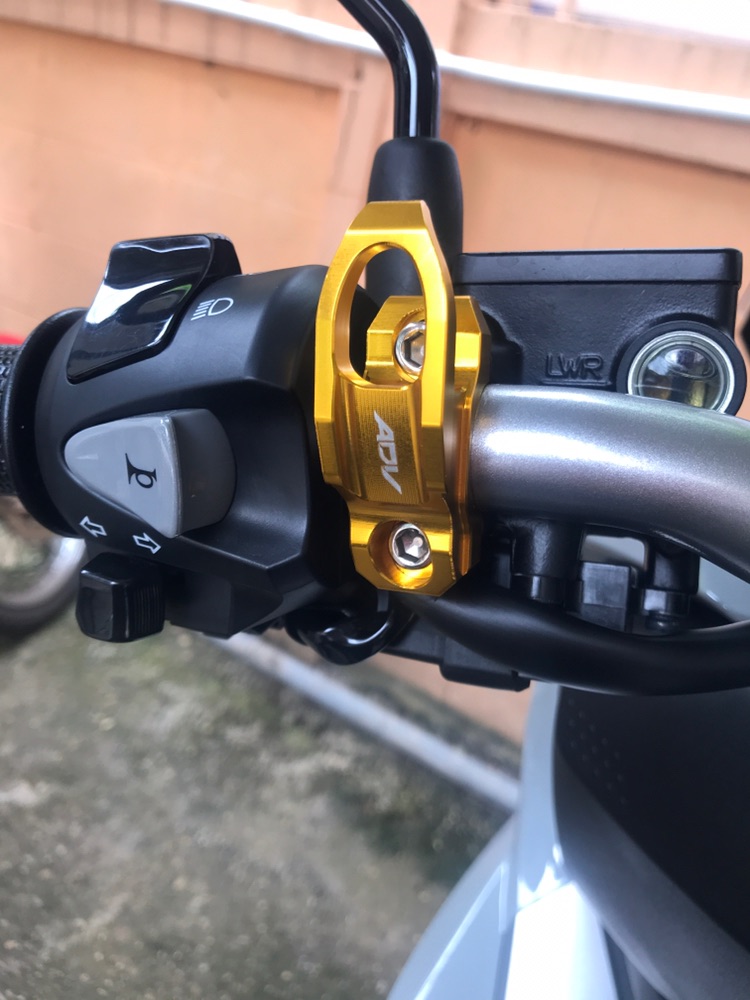 Dành Cho Xe Honda ADV 160 150 350 Xe Máy Nhôm CNC Hook Phanh Chủ Xi ...