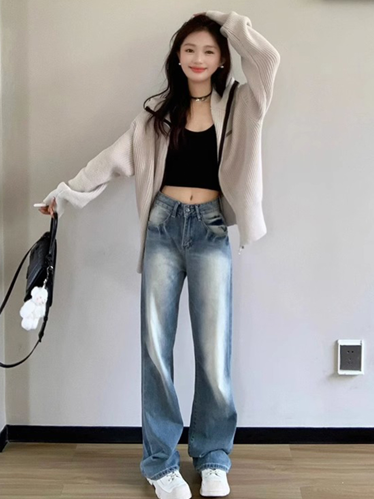 Miya Studio Áo Len áo khoác cardigan áo cardigan Thời trang hàn quốc ...