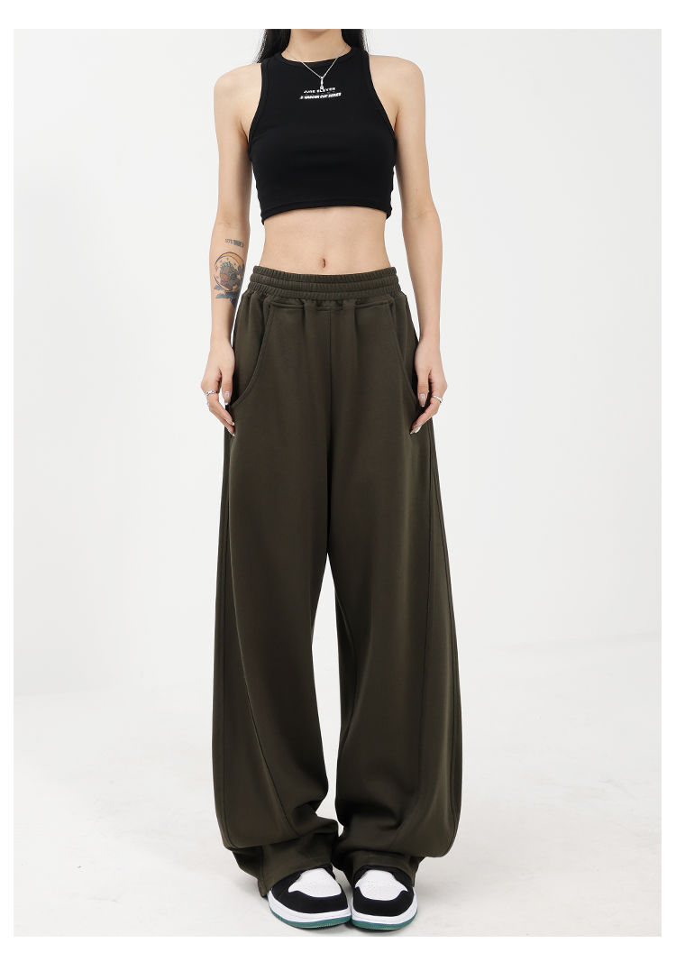 Zhu xia Quần Dài Thể Thao Ống Rộng Họa Tiết Quả Lê / Chuối Nhảy Múa ...