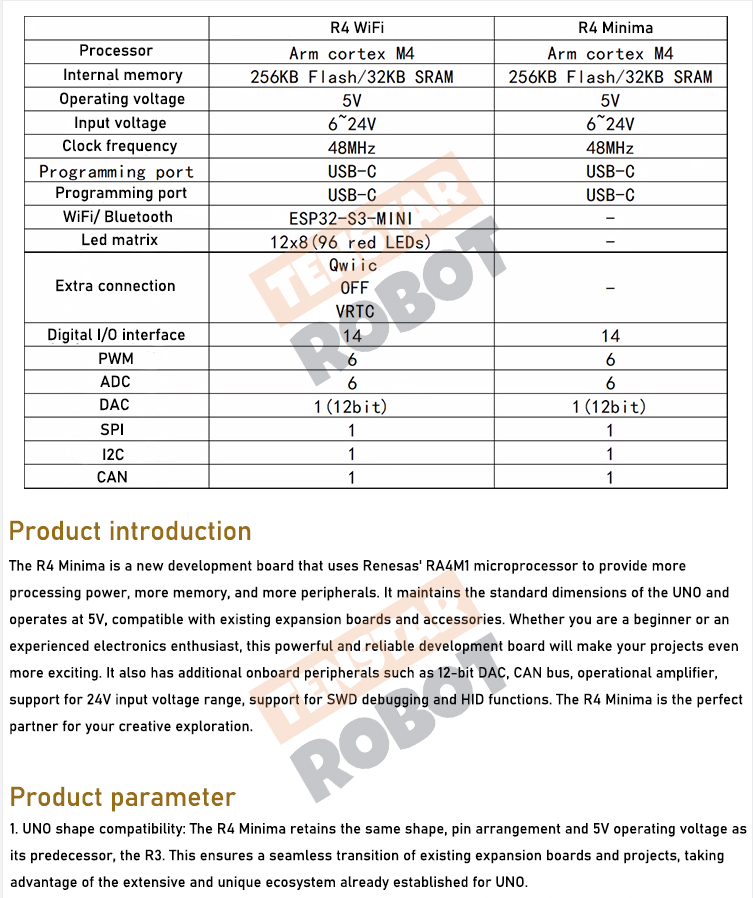 Uno Bảng Mạch Lập Trình Uno R4 Minima Type C Usb Esp32 S3 Wifi Cho Arduino Shopee Việt Nam 