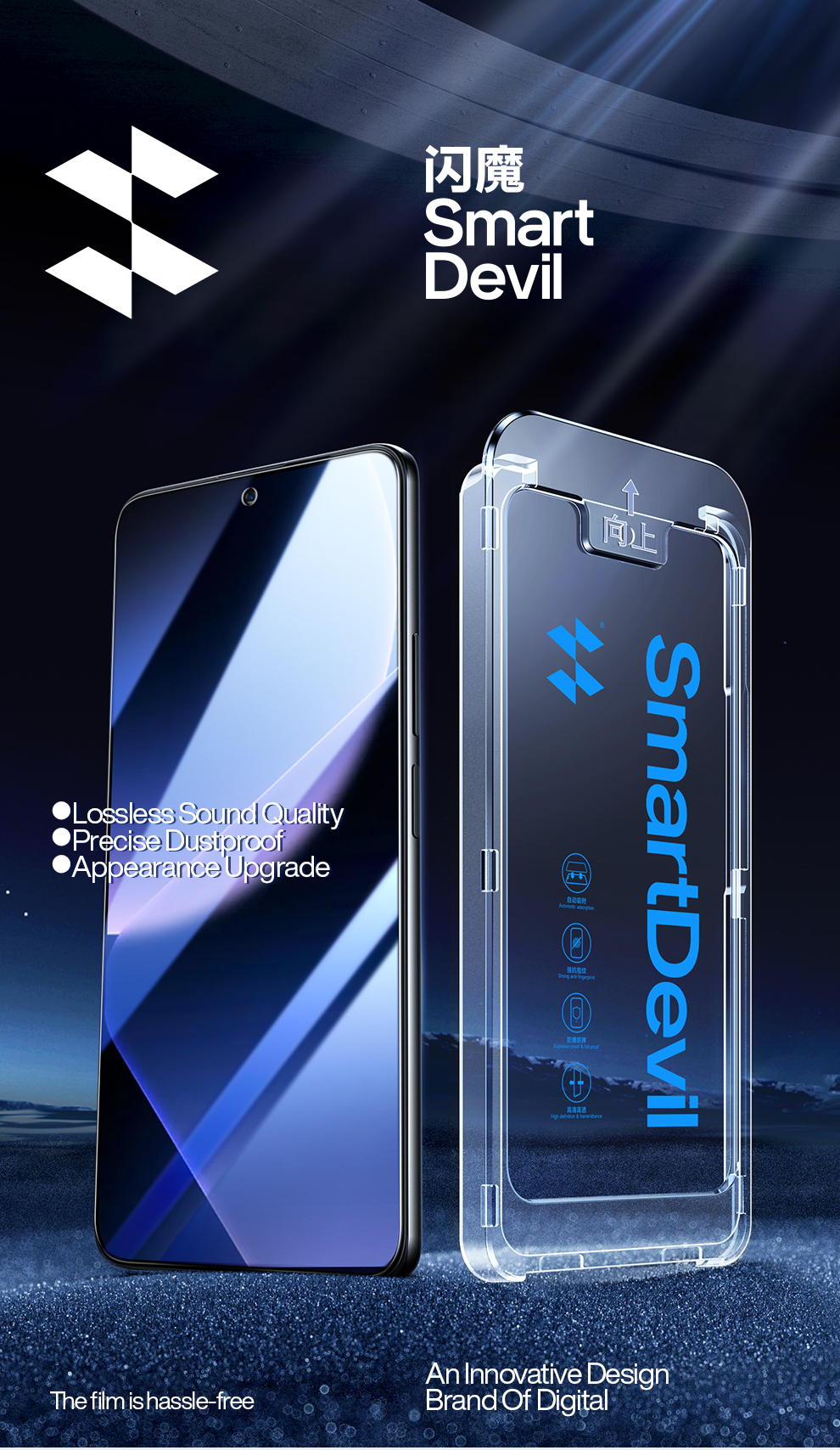 SmartDevil Lắp Đặt Nhanh Kính Cường Lực Cho Xiaomi 15T / 15T Pro / 14 / 15 / 13T / 13T Pro ...