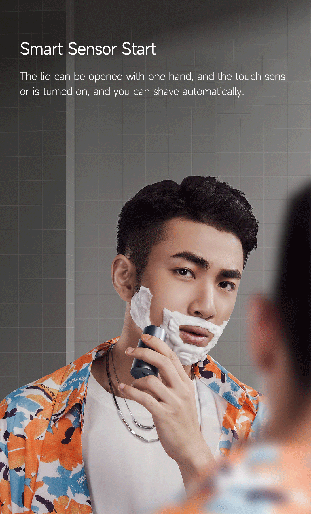 Showsee Cảm Biến Thông Minh Máy Cạo Râu Mini Body Stong Power Chống ...