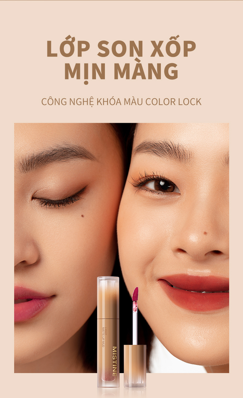 Son lì MISTINE 2.8g trang điểm chuyên nghiệp cao cấp | Shopee Việt Nam