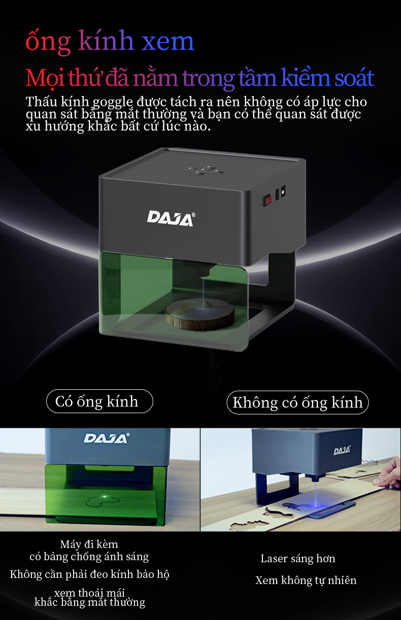 DAJA DJ6 Máy khắc/Máy khắc laser/Laser/Máy cắt acrylic Máy in laser/Máy ...