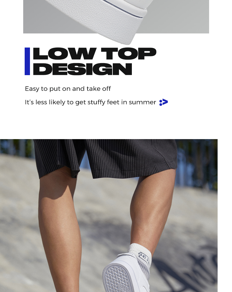 Giày thể thao nam ANTA Casual Thoải mái Thời trang mềm mại màu trắng ...