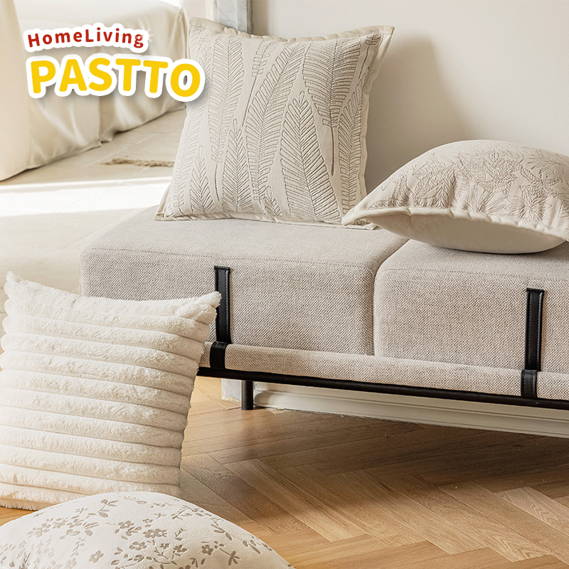 Gối Tựa Lưng Sofa Decor Cao Cấp Màu be - 45x45cm Vuông Bọc Gối Có Thể ...