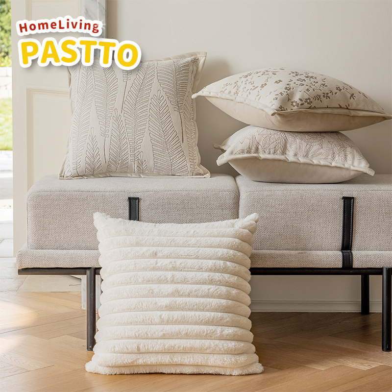 Gối Tựa Lưng Sofa Decor Cao Cấp Màu be - 45x45cm Vuông Bọc Gối Có Thể ...