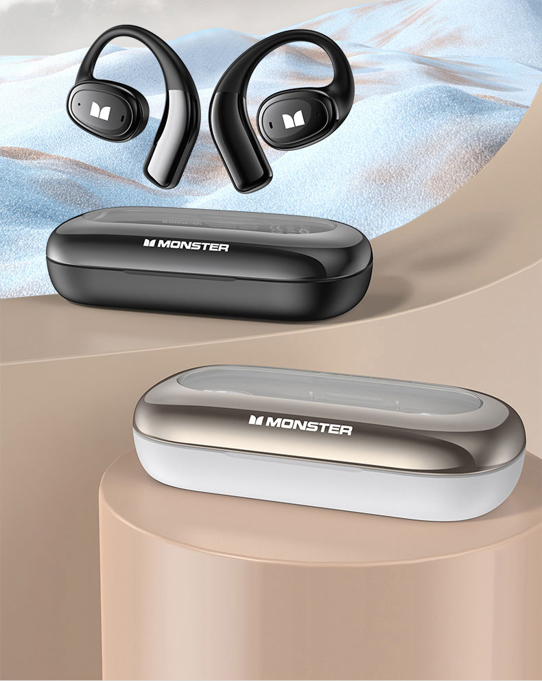 Monster Open Ear AC311 Tai nghe Bluetooth 5.4 không dây MỞ TAI Tai nghe kinh doanh có Mic chống ...