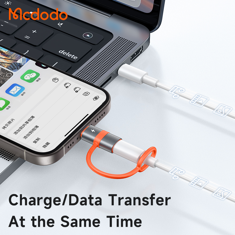 Đầu chuyển đổi cổng lightning sang type C MCDODO cho điện thoại ip15 Android OTG-553 | Shopee ...