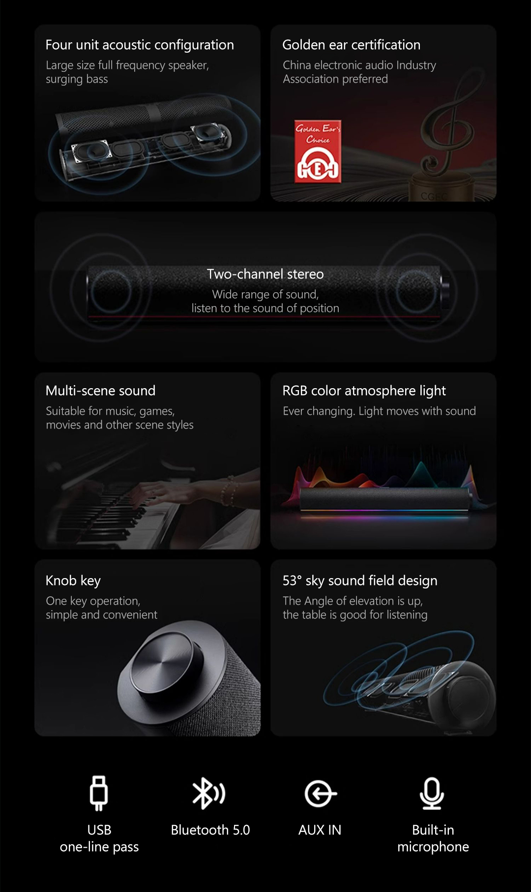 Xiaomi Redmi Loa Bluetooth Máy Tính Dual Track Với Đèn Khí Quyển RGB ...