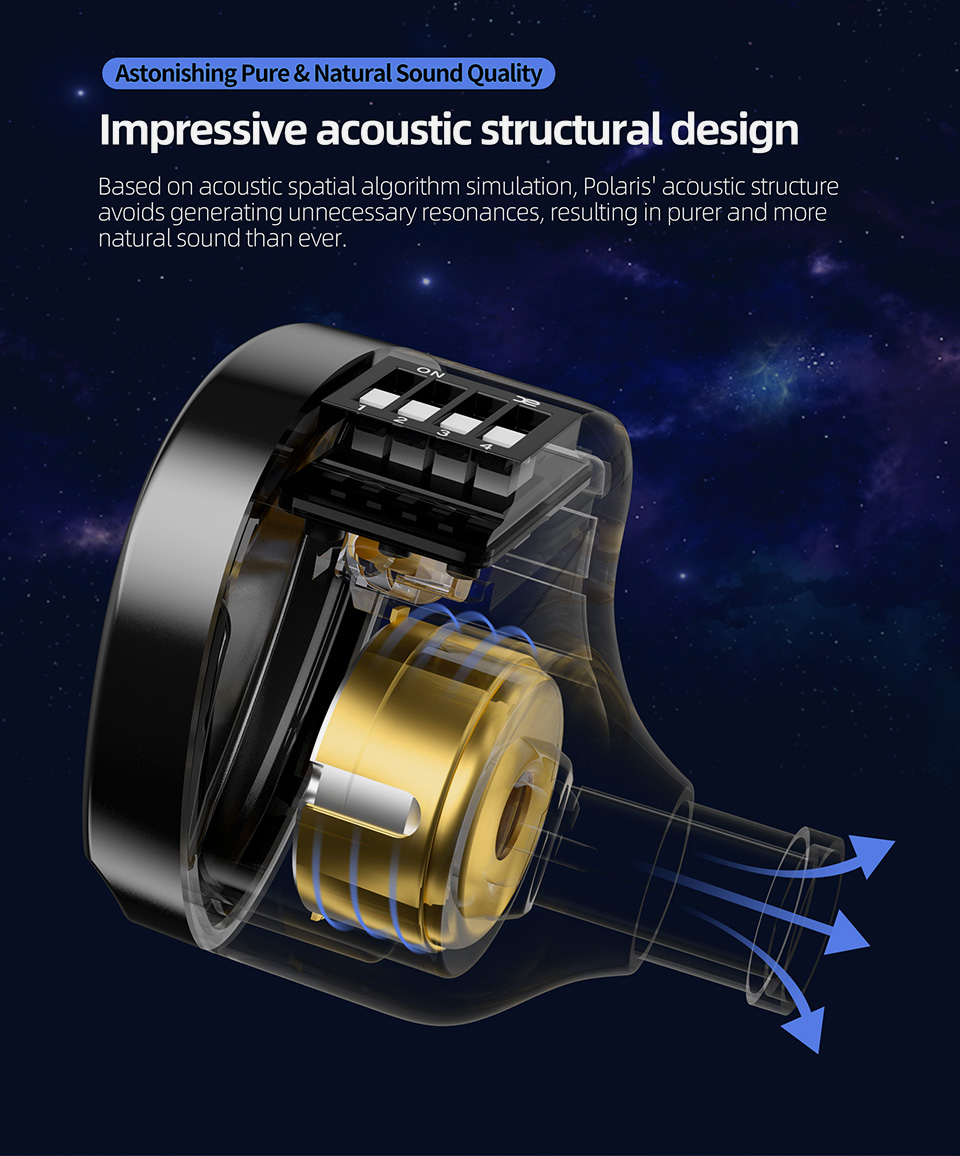 Tai Nghe CCA Polaris Dual Avity Dynamic Driver Hifi Chống Ồn Có Dây Cáp ...