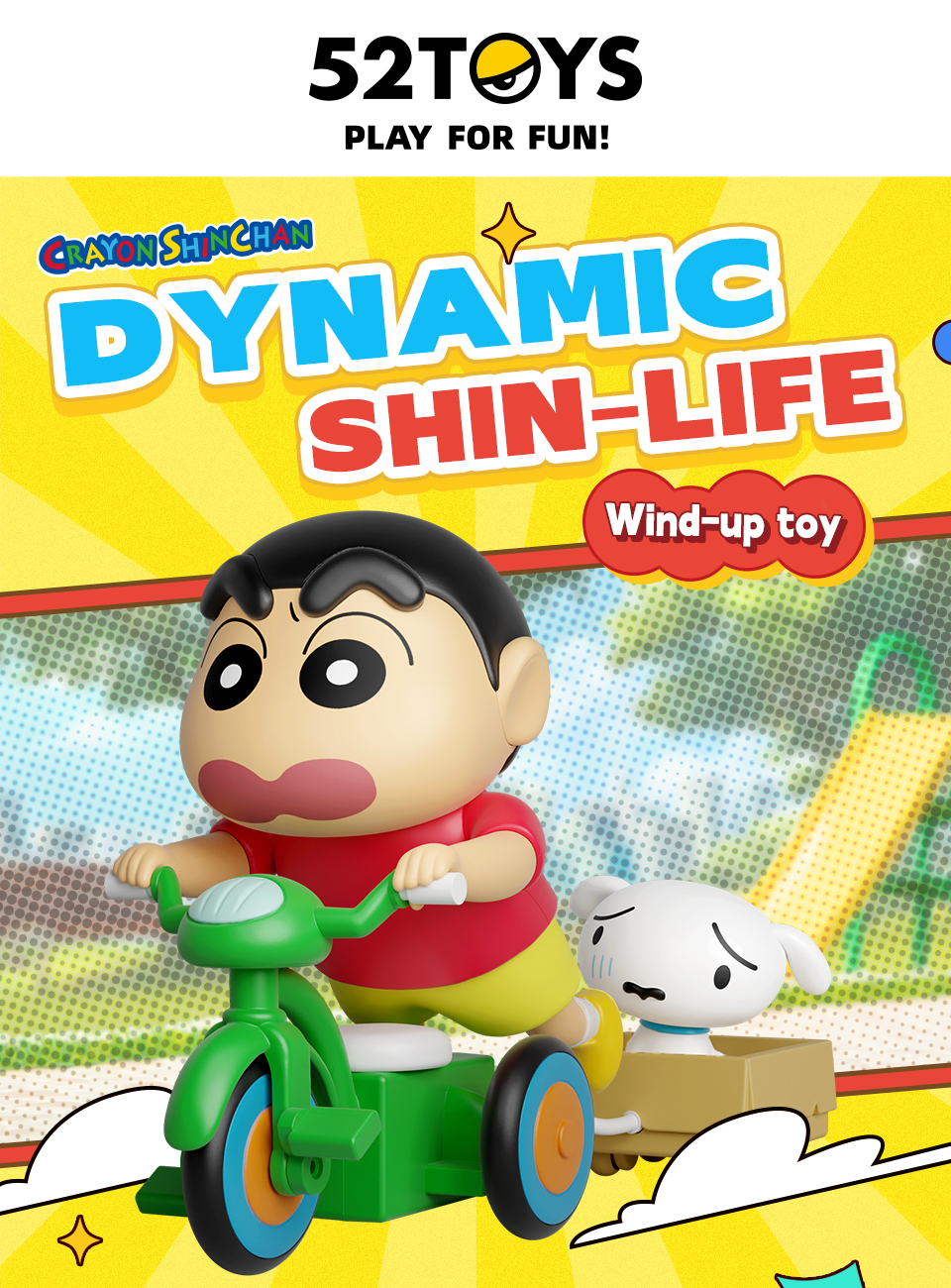52TOYS Crayon Shinchan Dynamic Shin-Life Series Blind Box Figure Toy ...