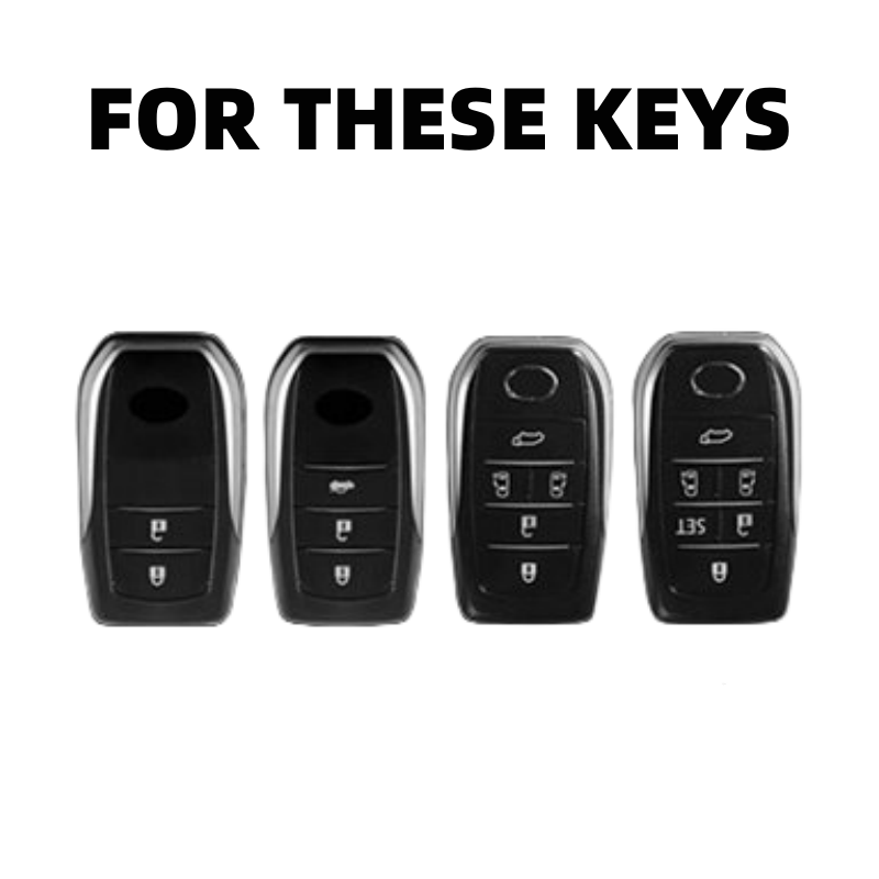 Vỏ Da + Hợp Kim Kẽm Bảo Vệ Chìa Khóa Xe Hơi Toyota 86 Alphard VELLFIRE ...