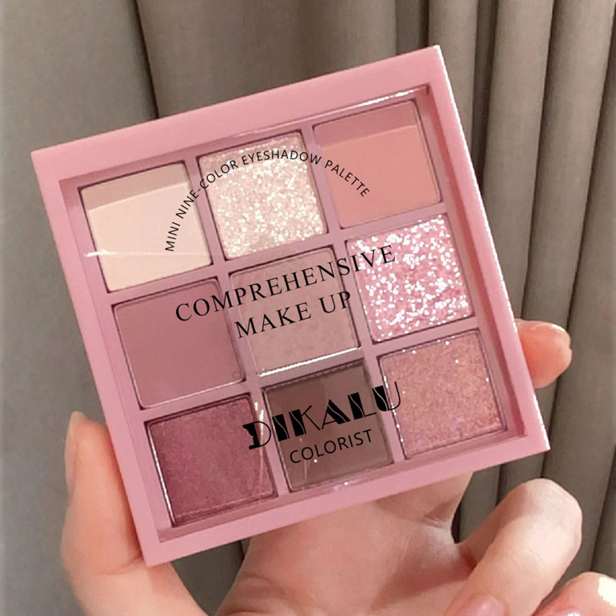 DIKALU 9 Màu Bảng Màu Hồng Matte Shimmer Rose Eye Shadow Lâu Dài Chống ...