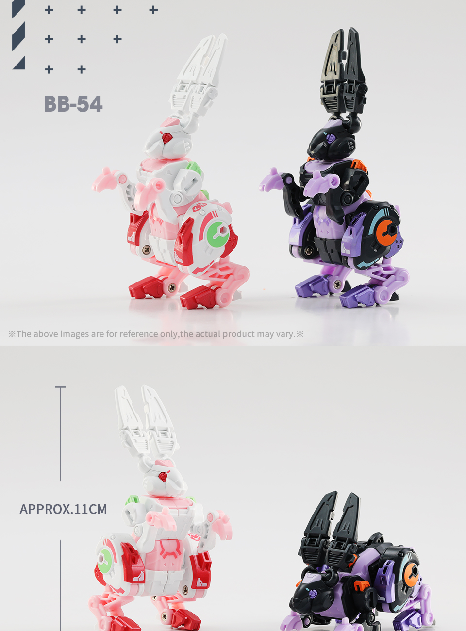 52TOYS Beastbox BB-54 IRONBLOOD & LOYALHEART Mecha Deformation Action ...