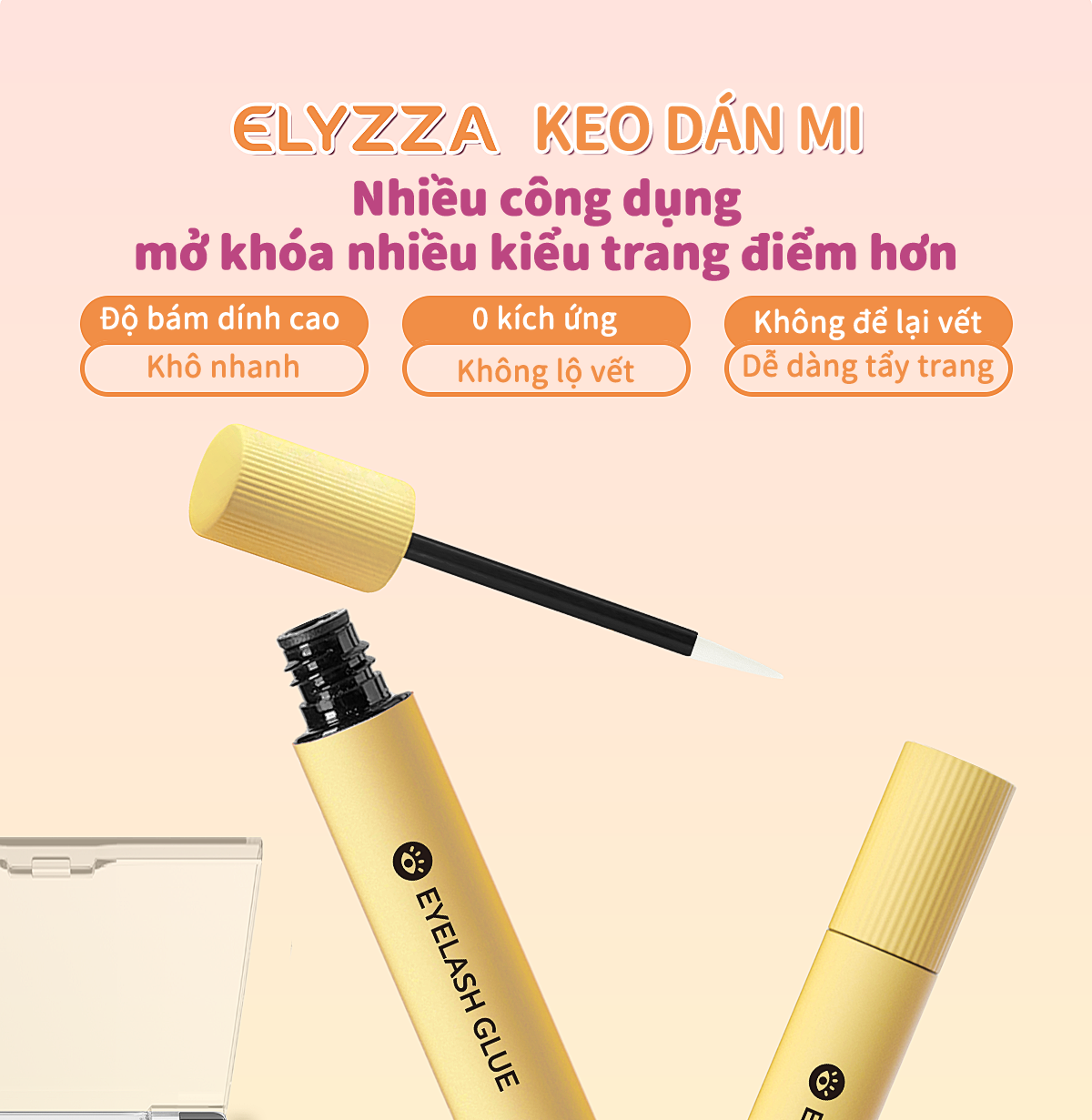 Keo Dán Mi Giả ELYZZA - Trong Suốt, Siêu Chắc, Không Cao Su, Thích Hợp ...