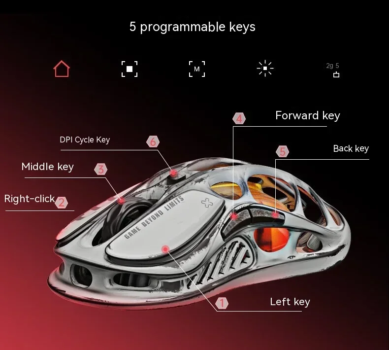 Gravastar Planet Cocoon Breaking Mouse PAW3395 Trò chơi thể thao điện ...