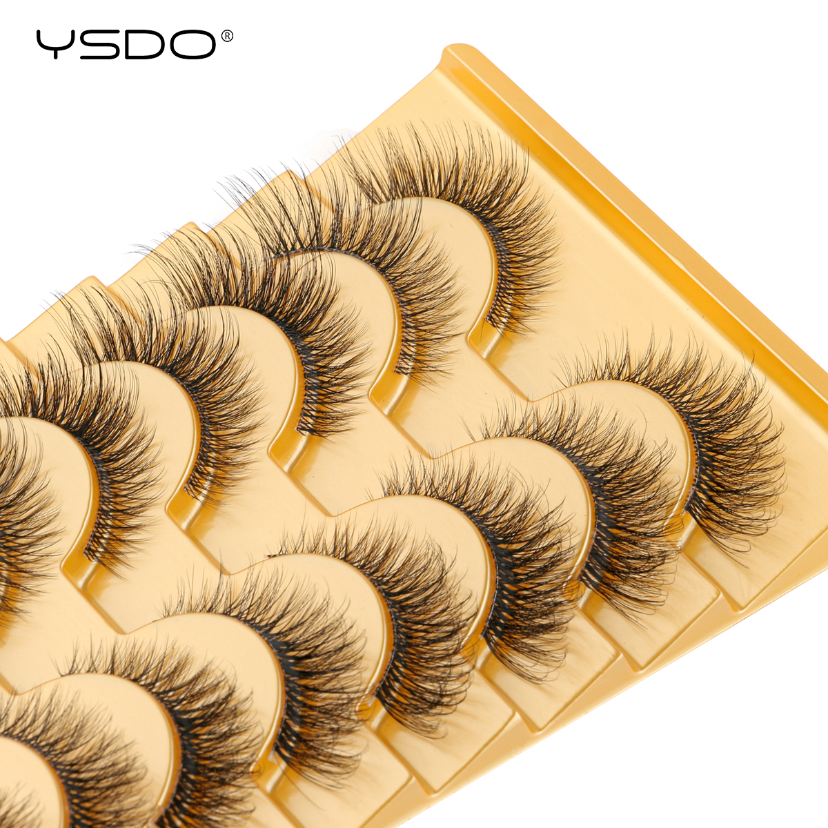 Ysdo 10 Đôi Lông Mi Giả Tự Nhiên Wispy Mềm Mại Trong Suốt Terrier Mắt ...
