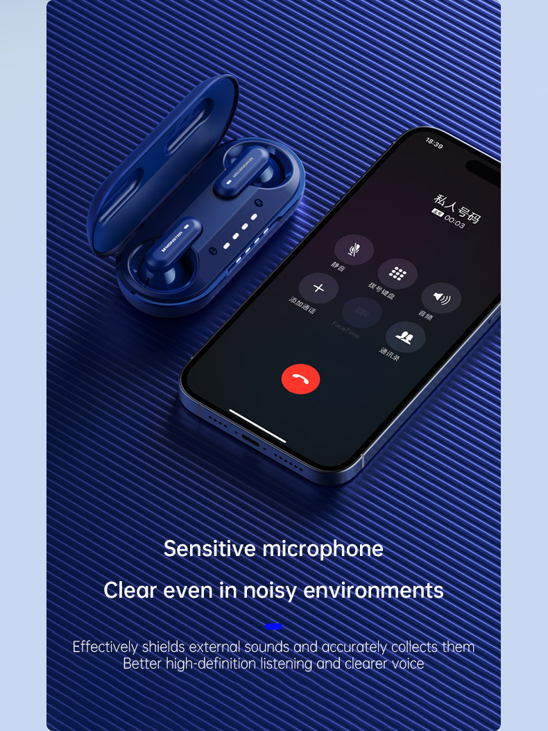 Monster XKT25 Tai nghe Bluetooth 5.4 HiFi Âm thanh đỉnh Điều khiển cảm ...