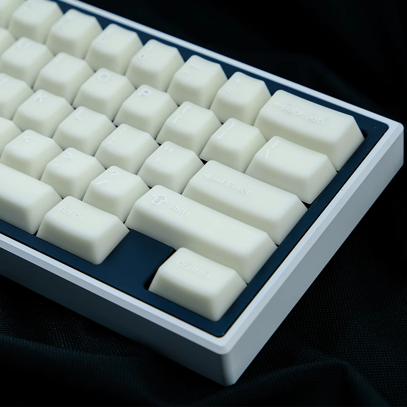 114 Phím Trắng Tròn Trước Keycaps Ice Translucent Cherry Profile Keycap ...