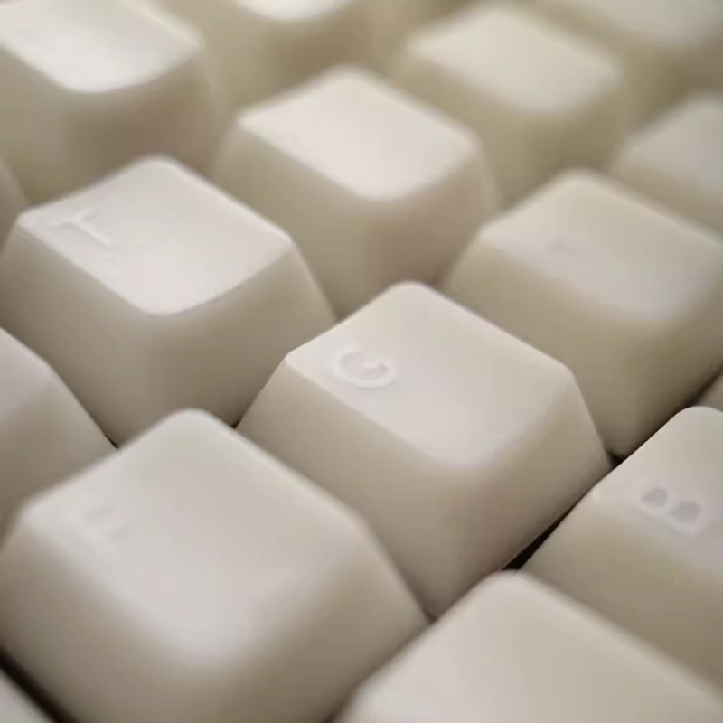 114 Phím Trắng Tròn Trước Keycaps Ice Translucent Cherry Profile Keycap ...