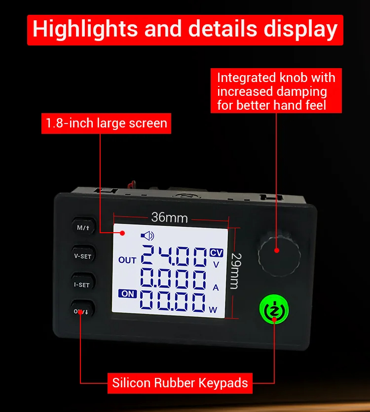 Sk90 CNC Bộ điều chỉnh điện áp DC có thể điều chỉnh DIY điện áp không đổi và mô-đun sạc dòng ...