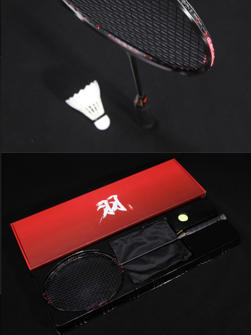 ALP V5 5U 75g PRO MXH ĐệmCông nghệ khung sóng vợt cầu lông tấn công Đỏ ...