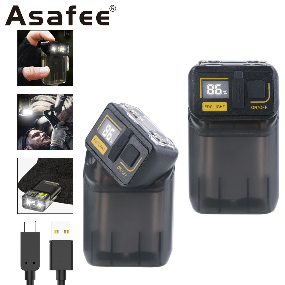 Đèn pin Mini Asafee X3 EDC Móc khóa có thể điều chỉnh Đèn LED 6 chế độ ...