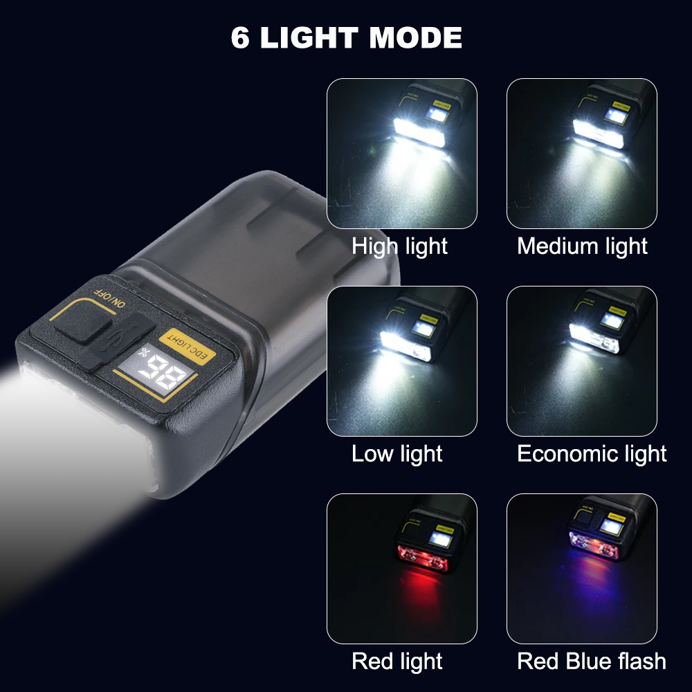 Đèn pin Mini Asafee X3 EDC Móc khóa có thể điều chỉnh Đèn LED 6 chế độ ...