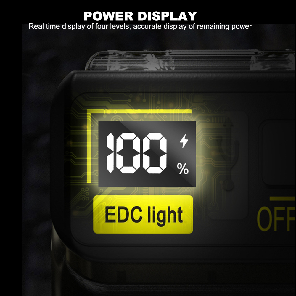 Đèn pin Mini Asafee X3 EDC Móc khóa có thể điều chỉnh Đèn LED 6 chế độ ...