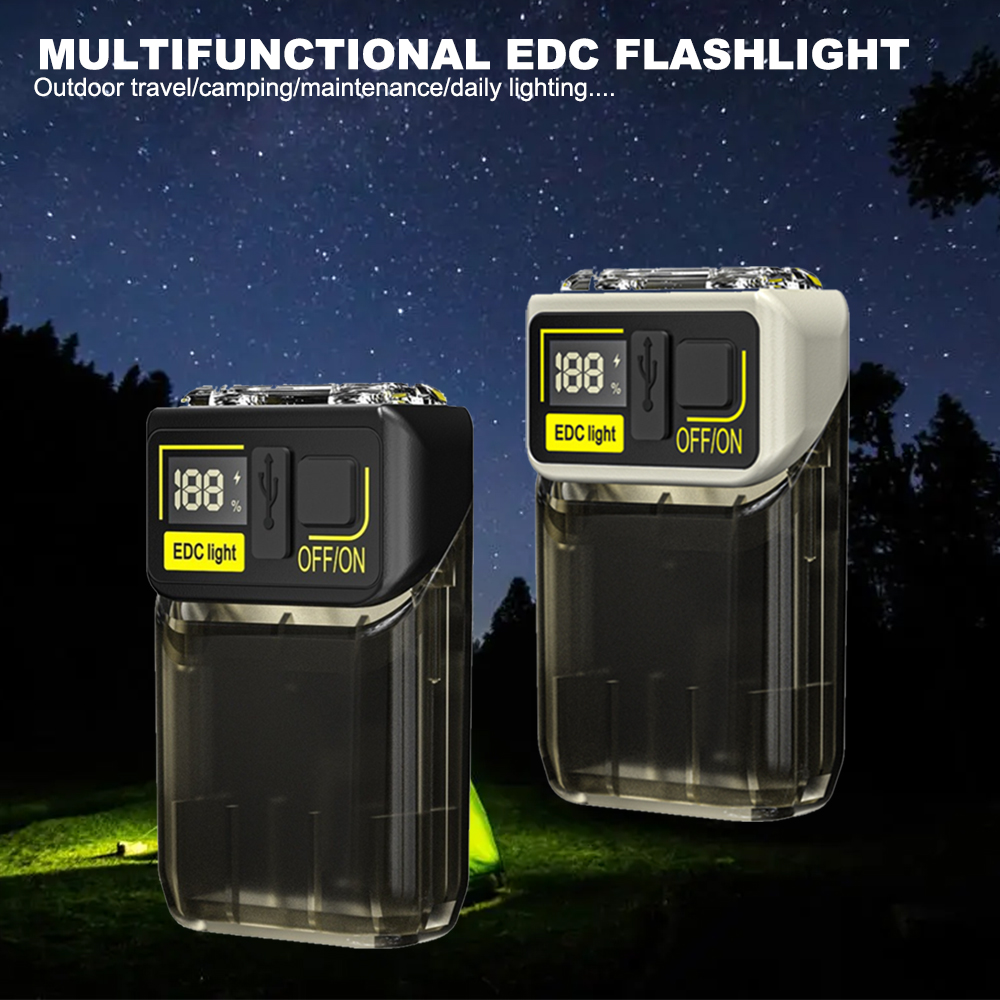 Đèn pin Mini Asafee X3 EDC Móc khóa có thể điều chỉnh Đèn LED 6 chế độ ...