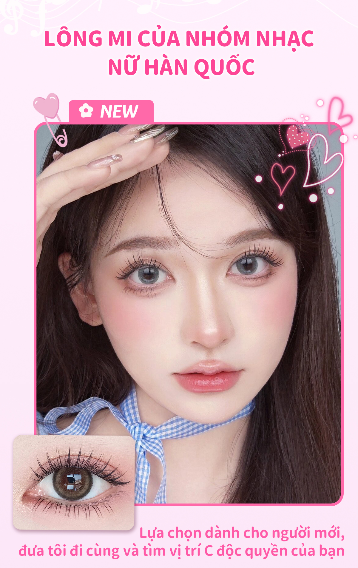 [Hà Nội] MI GIẢ IDOL ACE ELYZZA Lông Mi Giả Tự Nhiên, 10-12mm Mi Giả ...