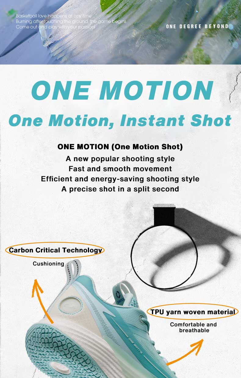 Đệm giày bóng rổ nam One Motion 361 độ 672411125 | Shopee Việt Nam