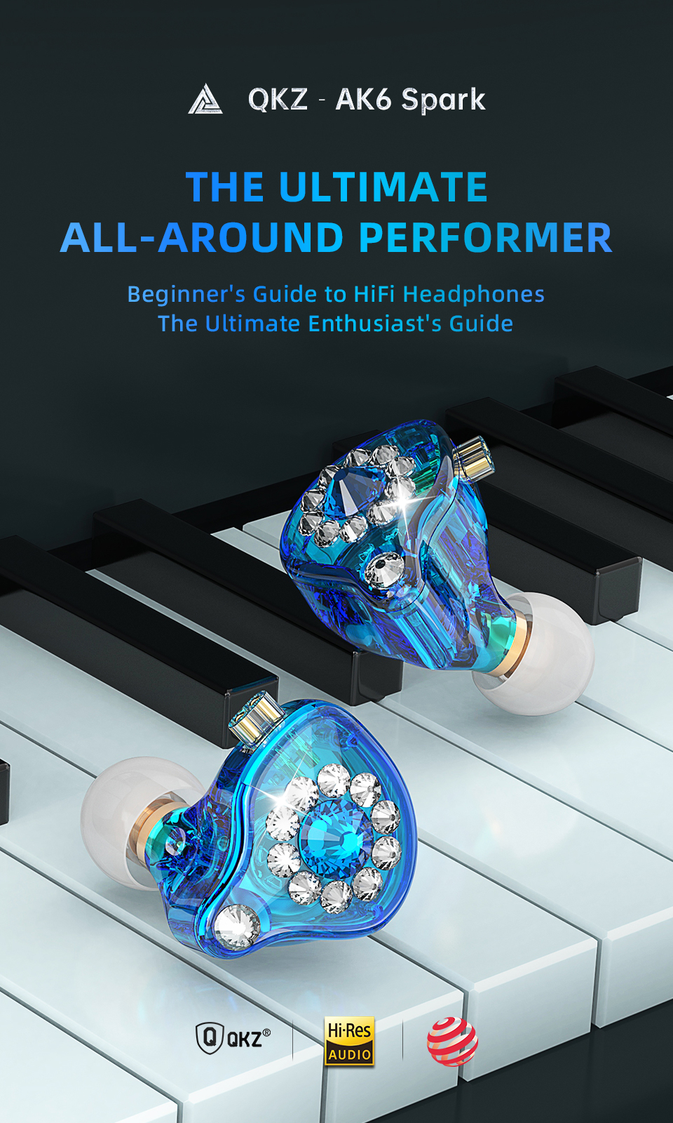 Qkz AK6 Spark In Ear Tai Nghe Cho Neo Tai Nghe Đặc Biệt 2.5 M Chiều Dài ...