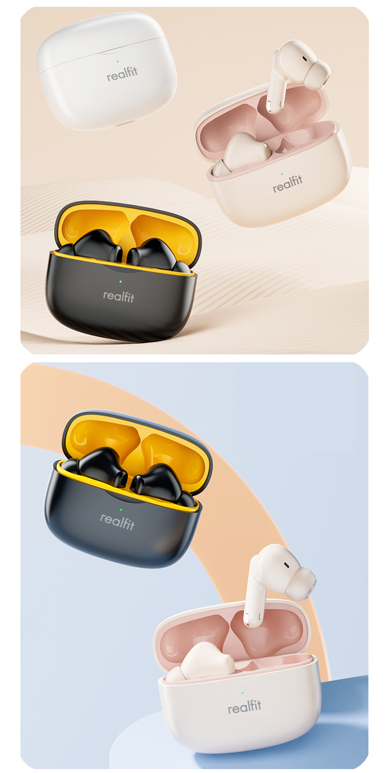 Tai Nghe Bluetooth Realfit F3 Tai Nghe Thể Thao Khử Tiếng Ồn -38db 360 ...