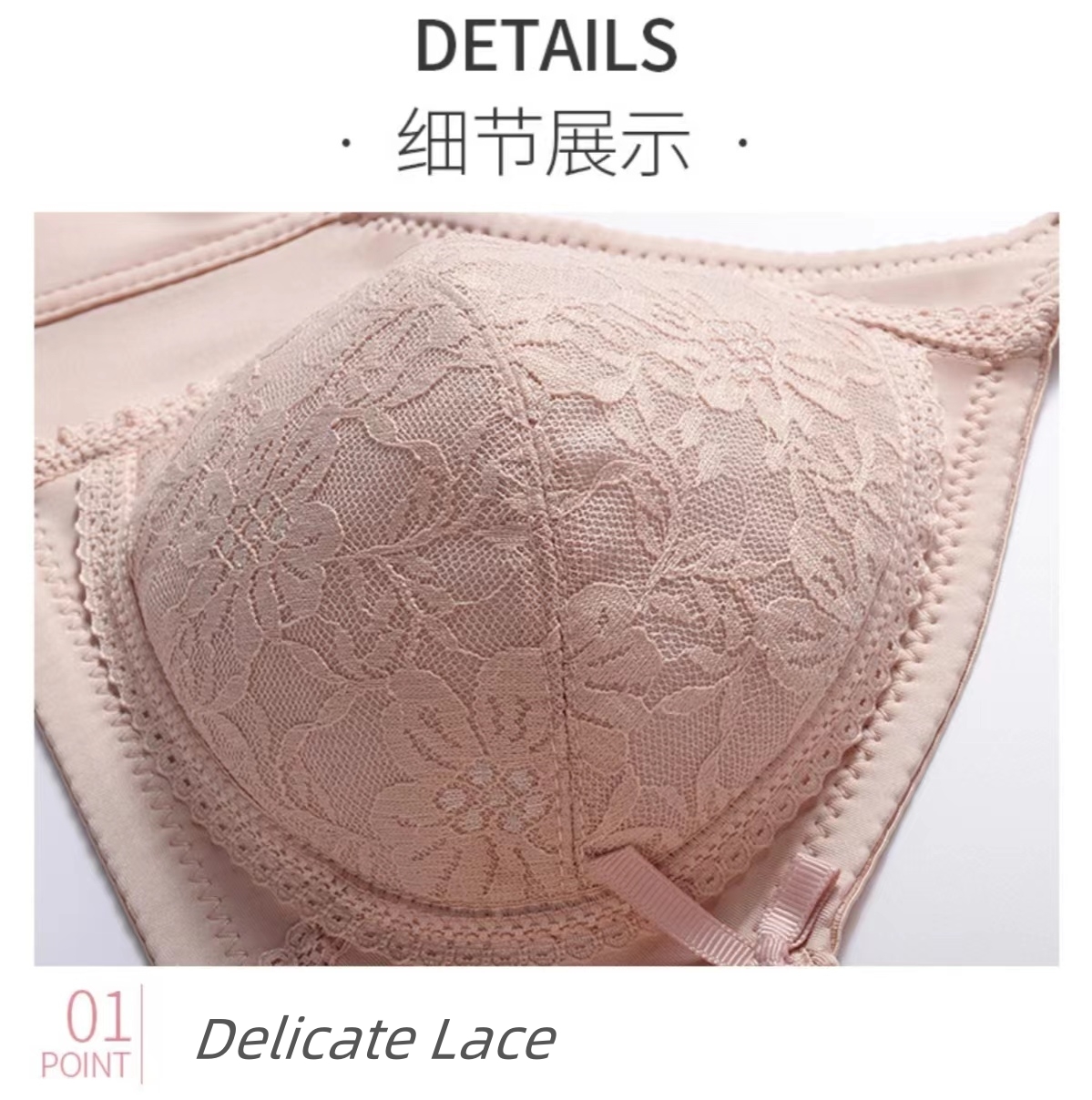 Áo ngực cỡ lớn 38-46 Cup C D Full Cup Không xốp Áo lót mềm không dây ...