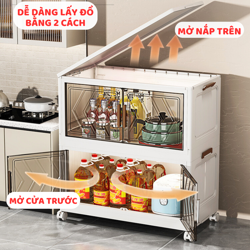 ⭐COD tủ đựng quần áo gấp gọn⭐40/50/60/70CM tủ nhựa đựng quần áo Thể Xếp tủ đựng đồ không cần lắp ...