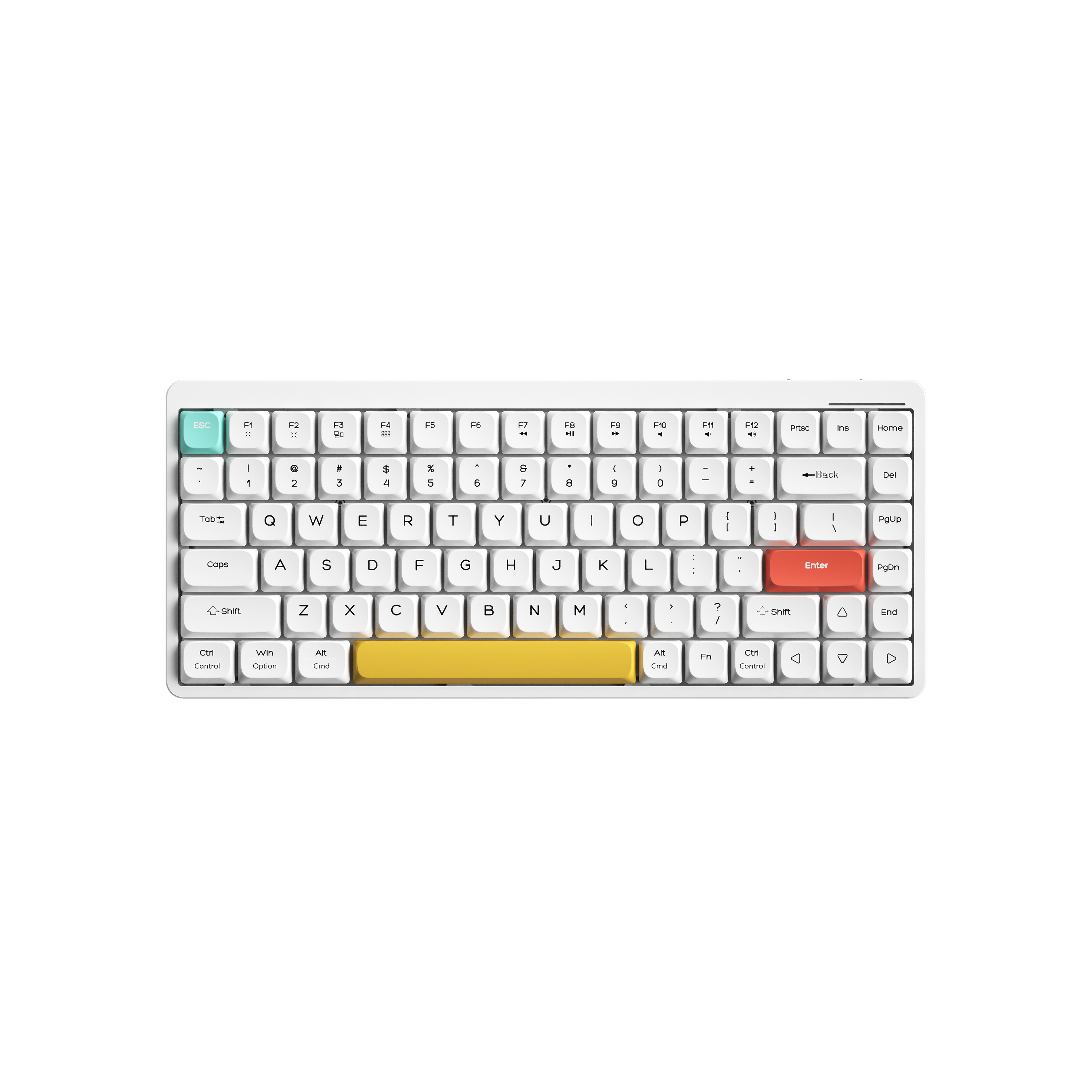 YK84 bàn phím cơ Low Profile Mechanical Keyboard 84 Keys 2.4G Bluetooth ...
